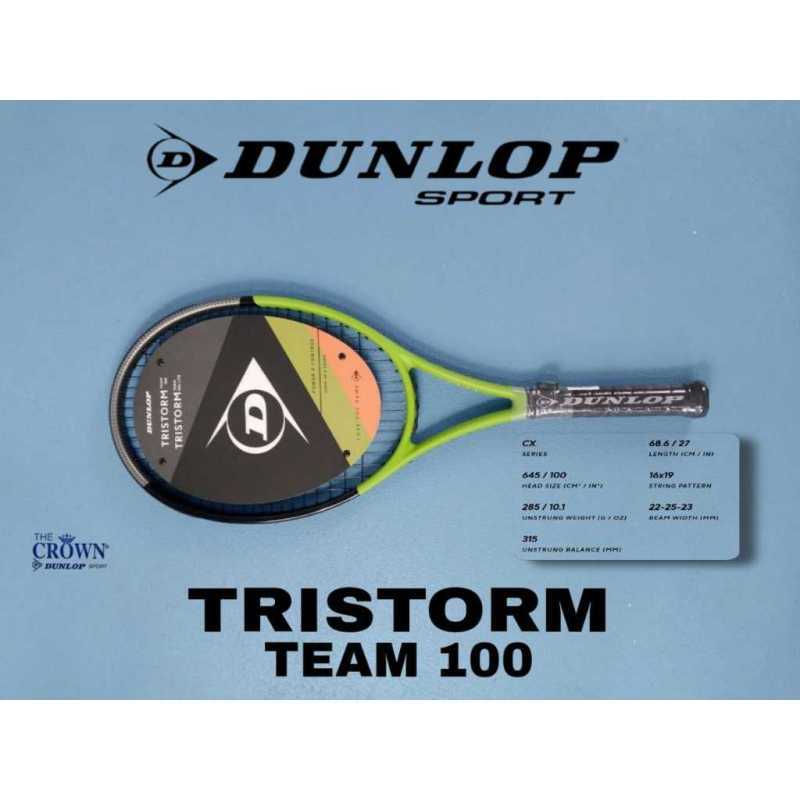 Jual Raket Tennis Dunlop Tristorm Team 100 Lite Tenis Original Di ...