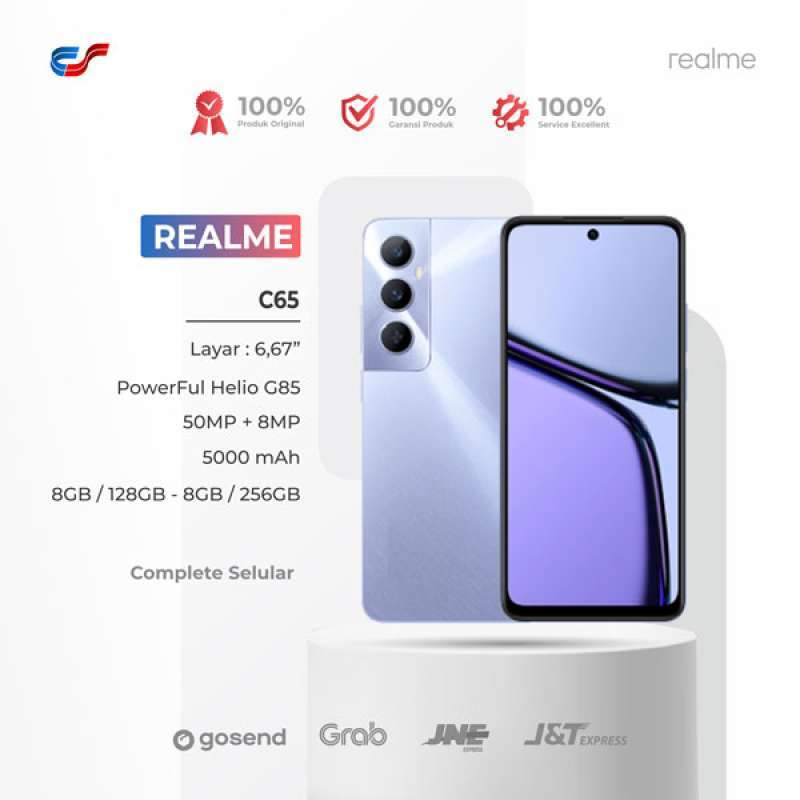 Promo Realme C65 8/128gb 8/256gb - Helio G85 Chipset | Garansi Resmi Diskon 4% Di Seller ...