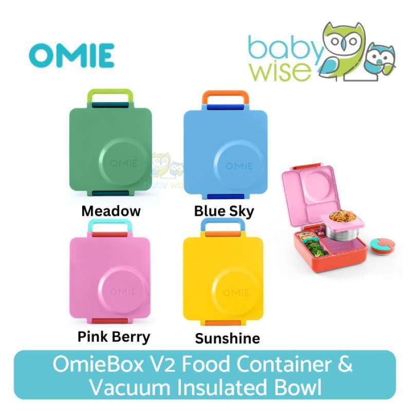 Promo Omiebox V2 Food Container & Vacuum Insulated Bowl - Lunch Box ...
