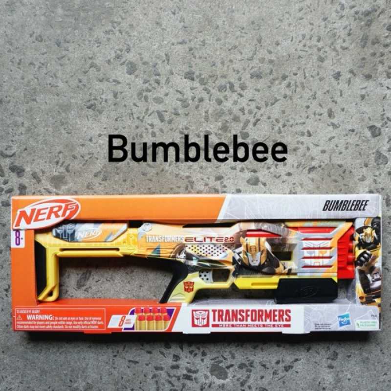 Promo Nerf Elite Transformers Optimus Bumblebee Skins Warden Triad ...