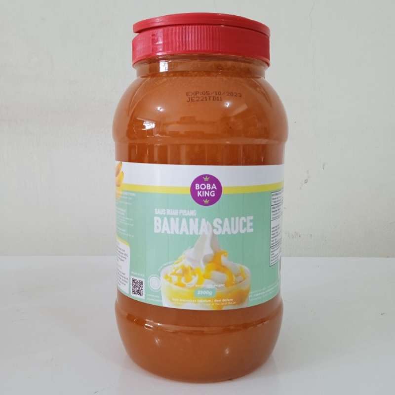 Jual Boba King Sauce Puree Jam- Banana Sauce / Jampisang Di Seller Cafe ...