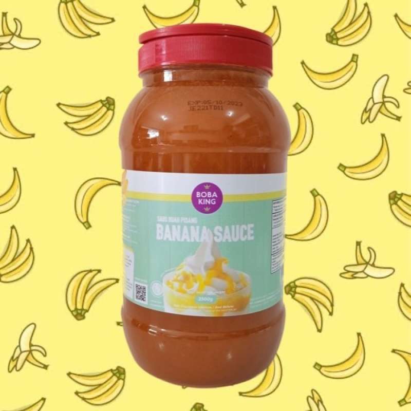 Jual Boba King Sauce Puree Jam- Banana Sauce / Jampisang Di Seller Cafe ...