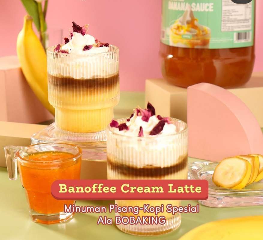 Jual Boba King Sauce Puree Jam- Banana Sauce / Jampisang Di Seller Cafe ...