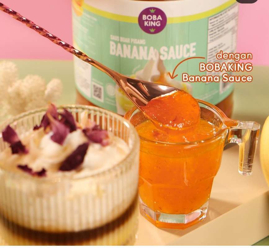 Jual Boba King Sauce Puree Jam- Banana Sauce / Jampisang Di Seller Cafe ...