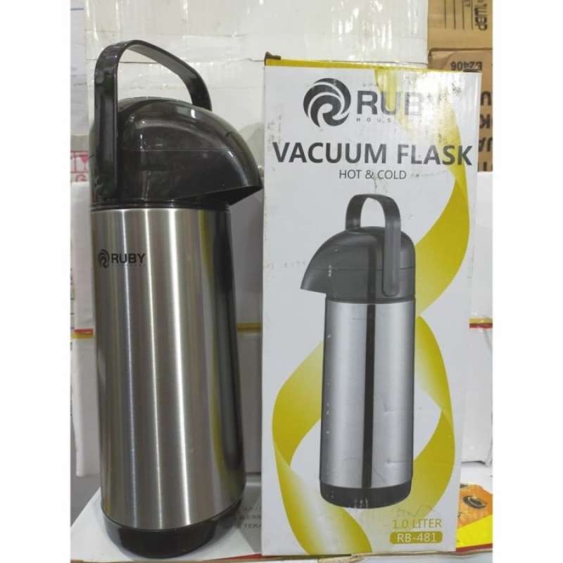 Promo Ruby Vacuum Flask (termos Air Pencet) 1 Lt Diskon 23% Di Seller Indah Kitchen Store ...