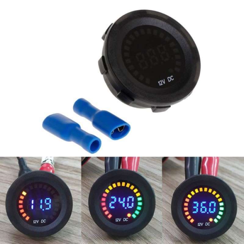 Promo Voltmeter Digital Dc 12v Dengan Display Led Untuk Mobil Dan Motor Diskon 21% Di Seller ...