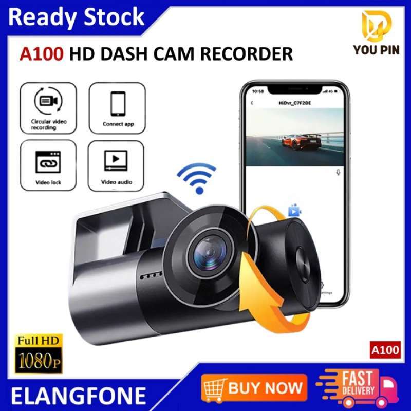 Promo You Pin Kamera Mobil Dashcam A100 Kamera Dvr Mobil 1080p Diskon 9 ...