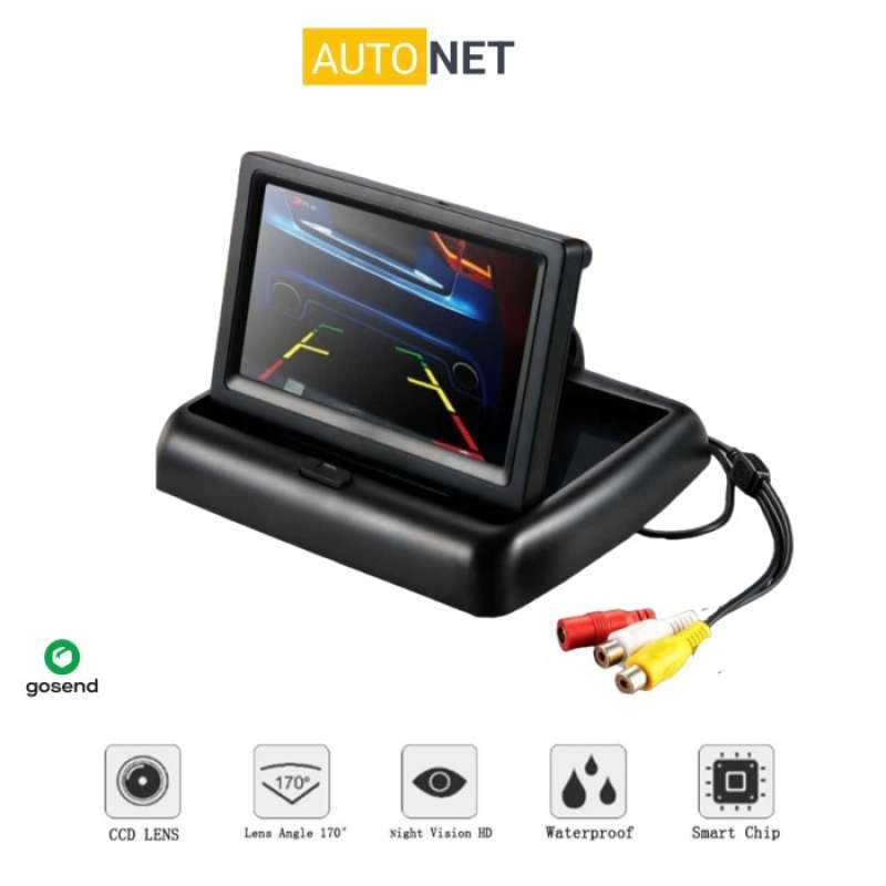 Promo Autonet Layar Monitor Parkir Mobil Tft Lcd 4.3 Inch Au43 Diskon ...
