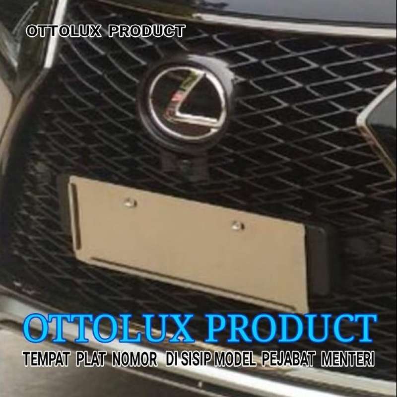 Promo Tatakan Plat Nomor Model Slip Sisip. Tipe Ekslusive Pejabat ...