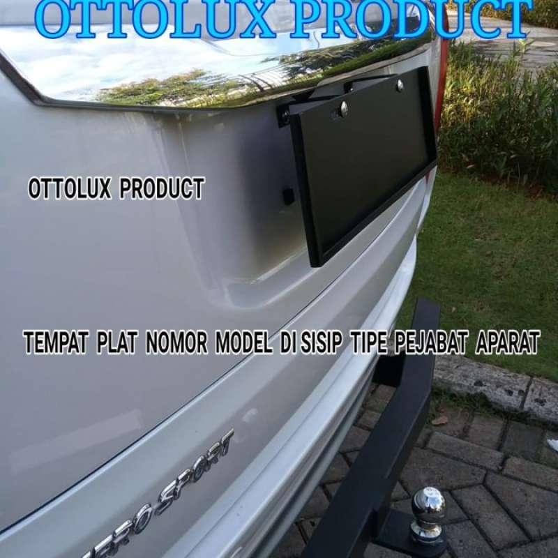 Promo Tempat Plat Nomor Tebal Hitam Dan Hitam List Kuning Tipe Polri ...