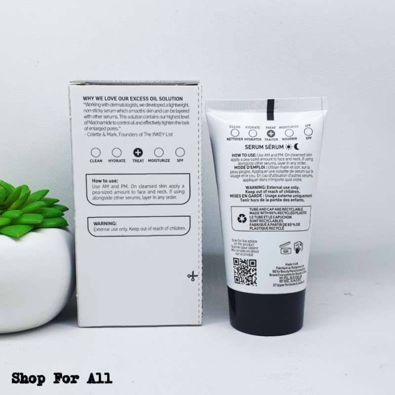 Promo The Inkey List Super Excess Oil Solution 20% Niacinamide Serum ...