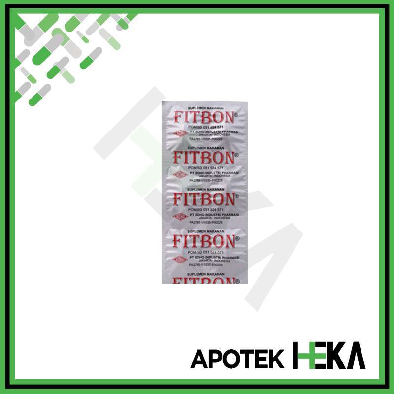 Jual Fitbon Kapsul Strip Isi 6 Tablet - Menjaga Tulang Dan Sendi Di ...