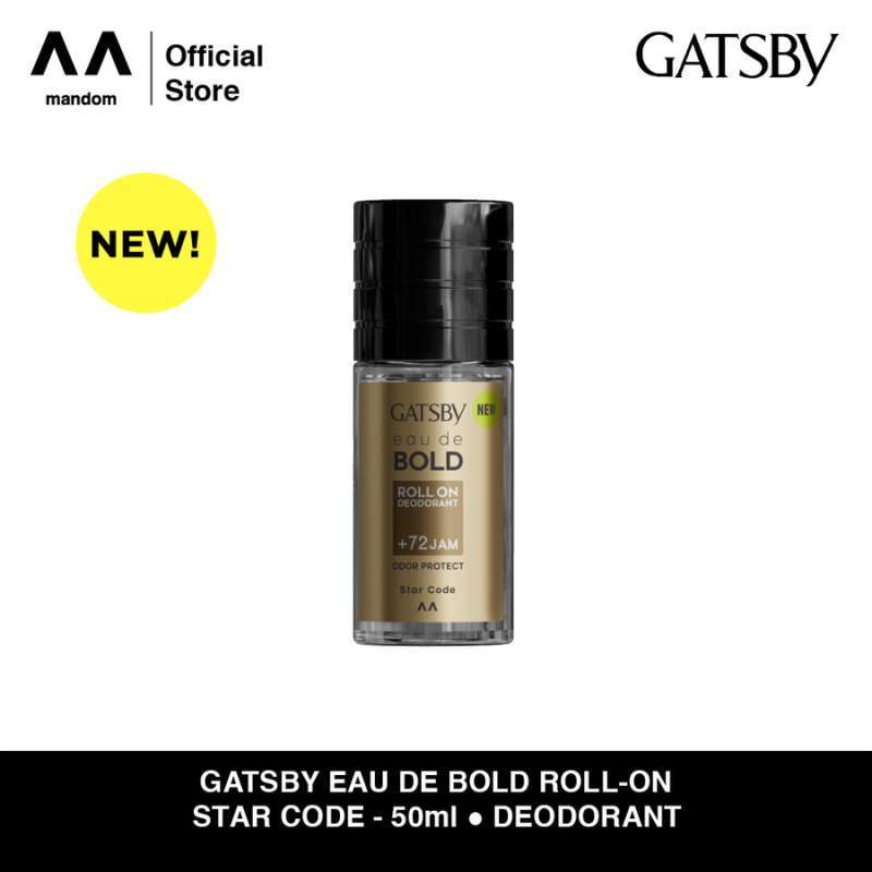 Promo Gatsby Eau De Bold Deodorant Roll On Star Code [50 Ml] Diskon 17% Di Seller Mandom ...
