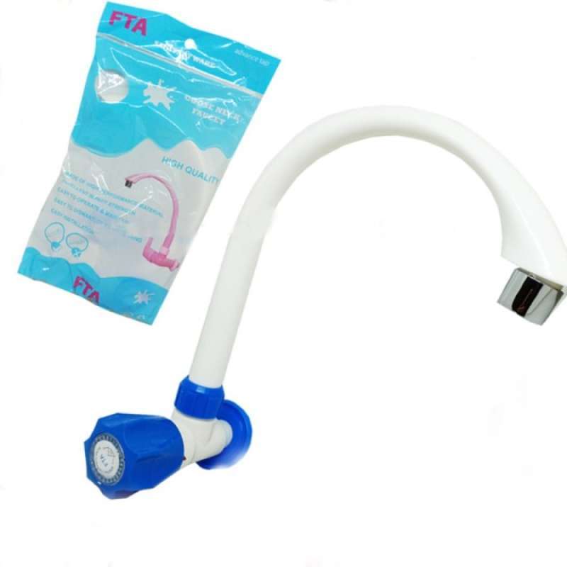 Jual Kran Angsa Wastafel Plastik Pvc Cab Keran Air Bak Dapur Cuci ...