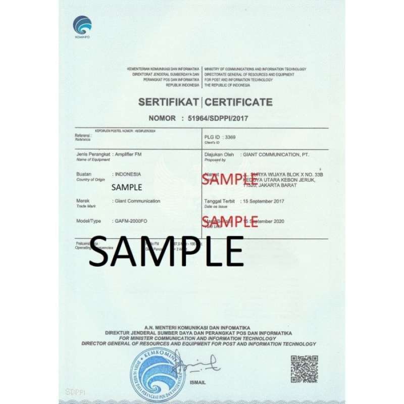 Jual Amplifier Fm Booster Boster Radio Fm 1000 Watt Sertifikasi Postel ...