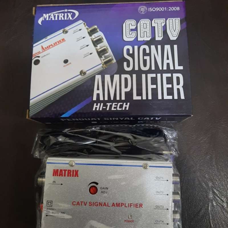 Jual Booster Antena Tv Digital / Penguat Signal Tv - Original Matrix Di ...