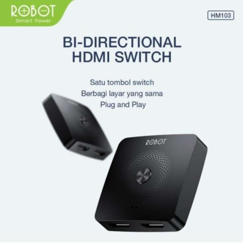 Jual Robot Hm103 Hdmi Switch Switcher Splitter Bi-direction 4k Di ...