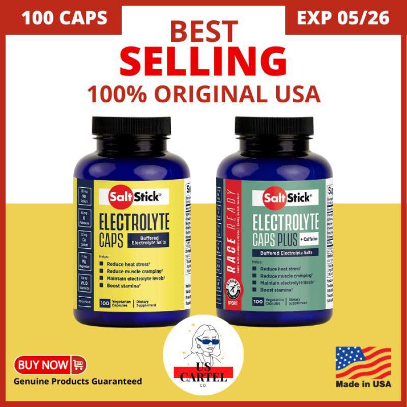 Promo Saltstick Caps Buffered Electrolyte Salts Capsules Salt Stick ...