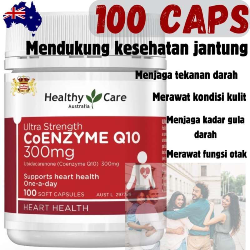 Promo Healthy Care Ultra Strength Co Enzyme Q10 300mg 100 Capsules ...