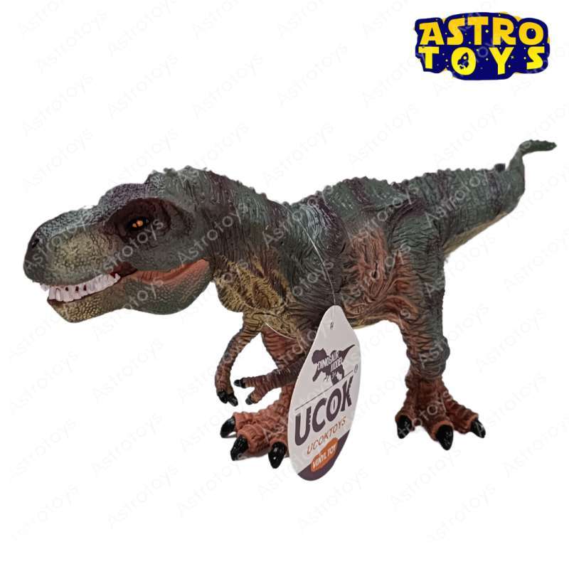 Jual Mainan Anak Dinosaurus Figure Karet Trex Tyranosaurus Medium Size ...