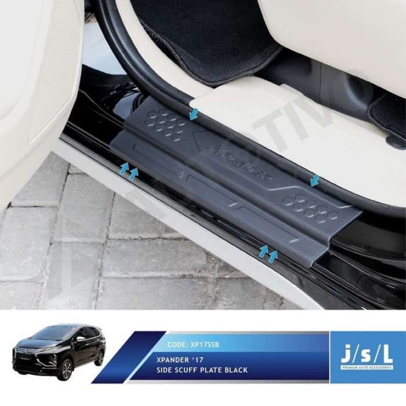 Promo Paket Sill Plate Belakang Dan Depan Mobil Hitam Jsl Diskon 18% Di ...