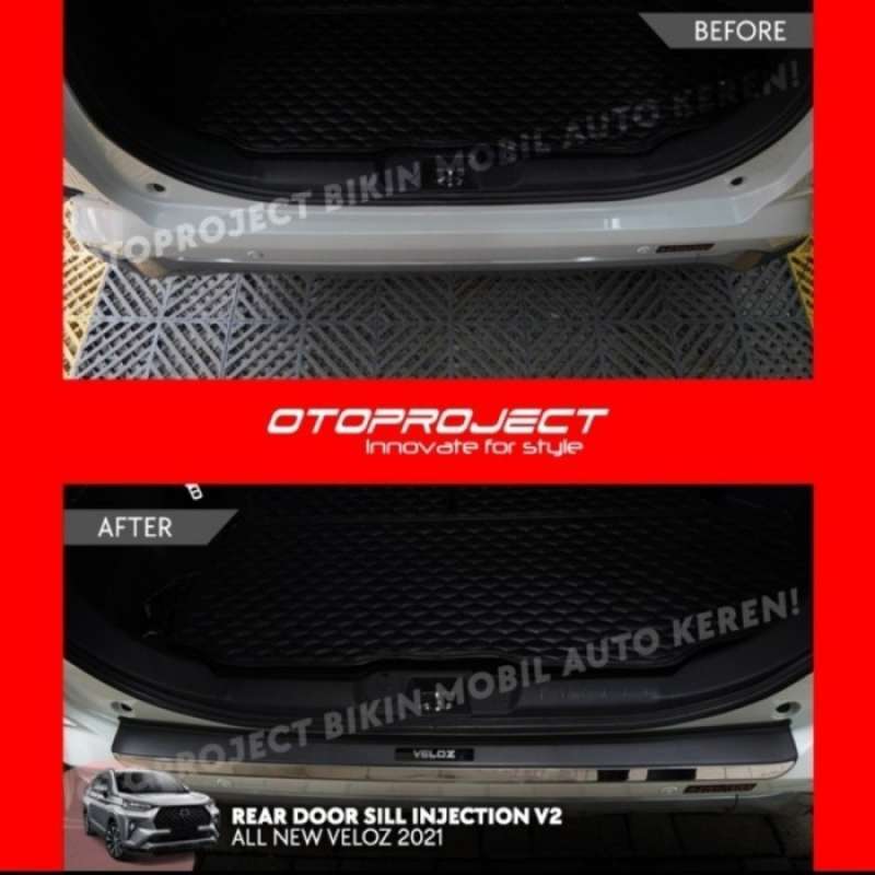 Promo Rear Door Sill All New Veloz 2021 Injection V2 Otoproject Diskon ...