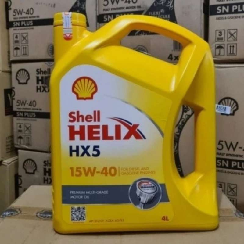 Promo Shell Helix Hx5 15w-40scane Barcode 4l Diskon 20% Di Seller ...