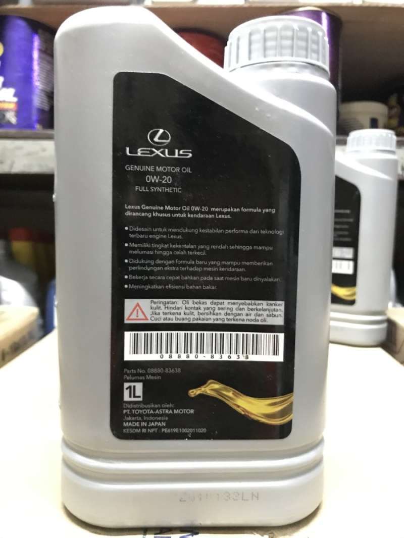 Promo Oli Mesin Lexus 0w20 Diskon 23% Di Seller Toplets Shop ...
