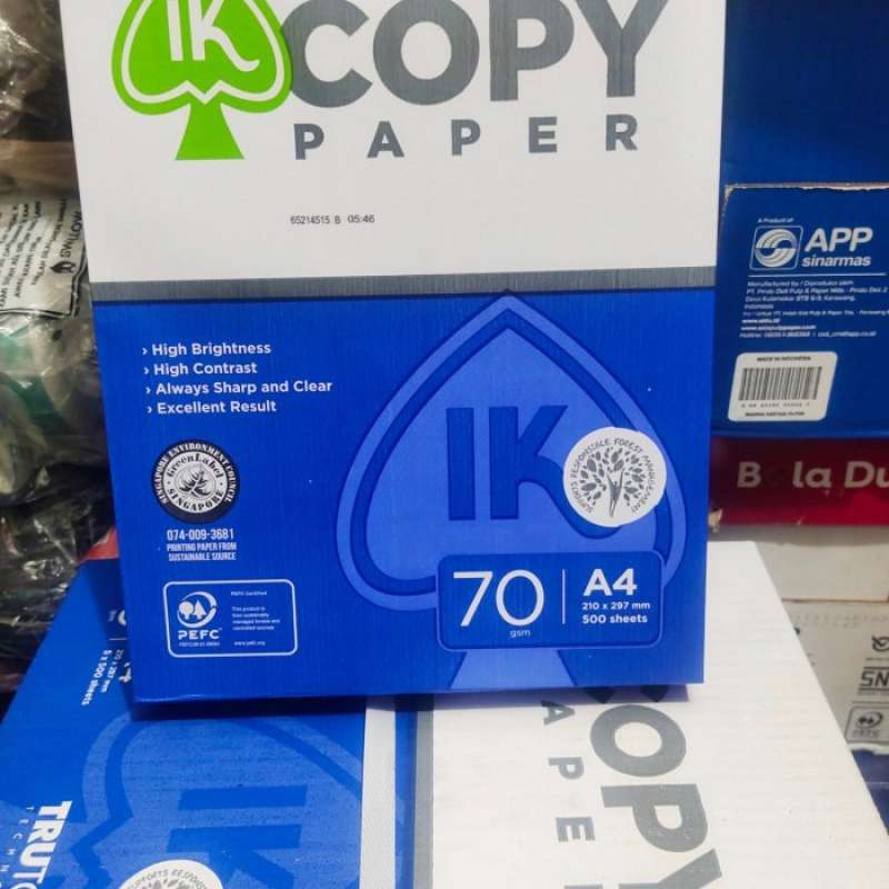 Promo Kertas Hvs A4 70gr Copy Paper (1 Dus Isi 5 Rim) Diskon 20% Di ...