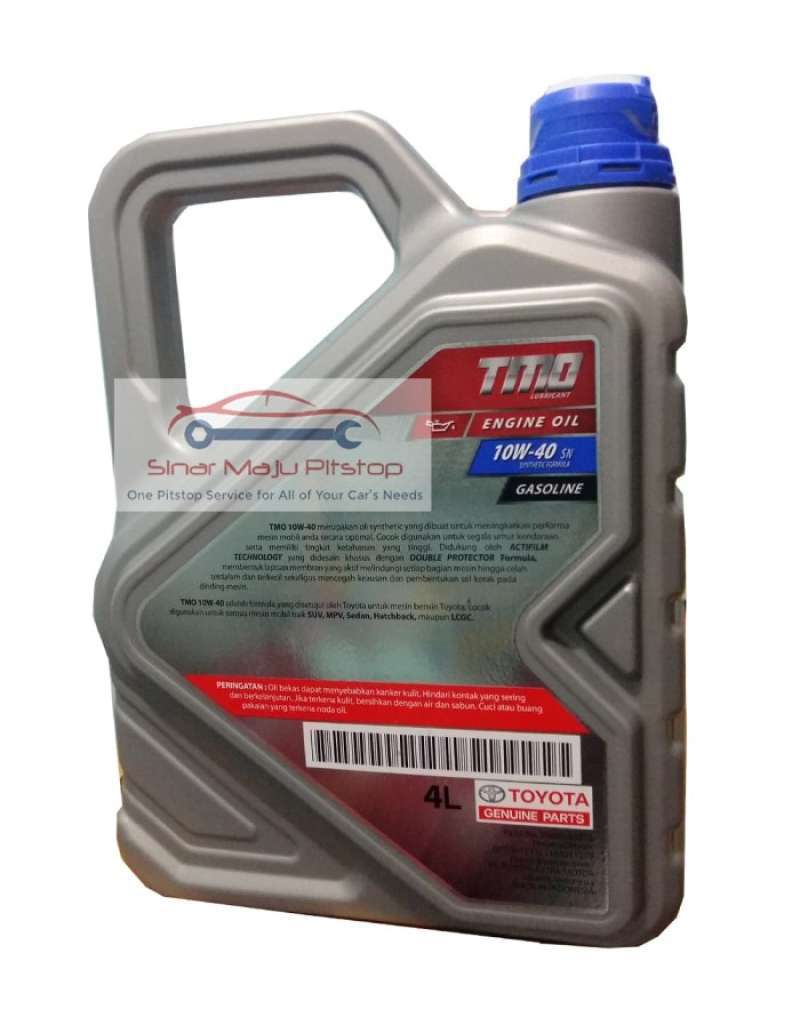 Promo Motor Oil Synthetic Tmo 10w-40 Oli Pelumas Mesin Mobil Galon 4l ...