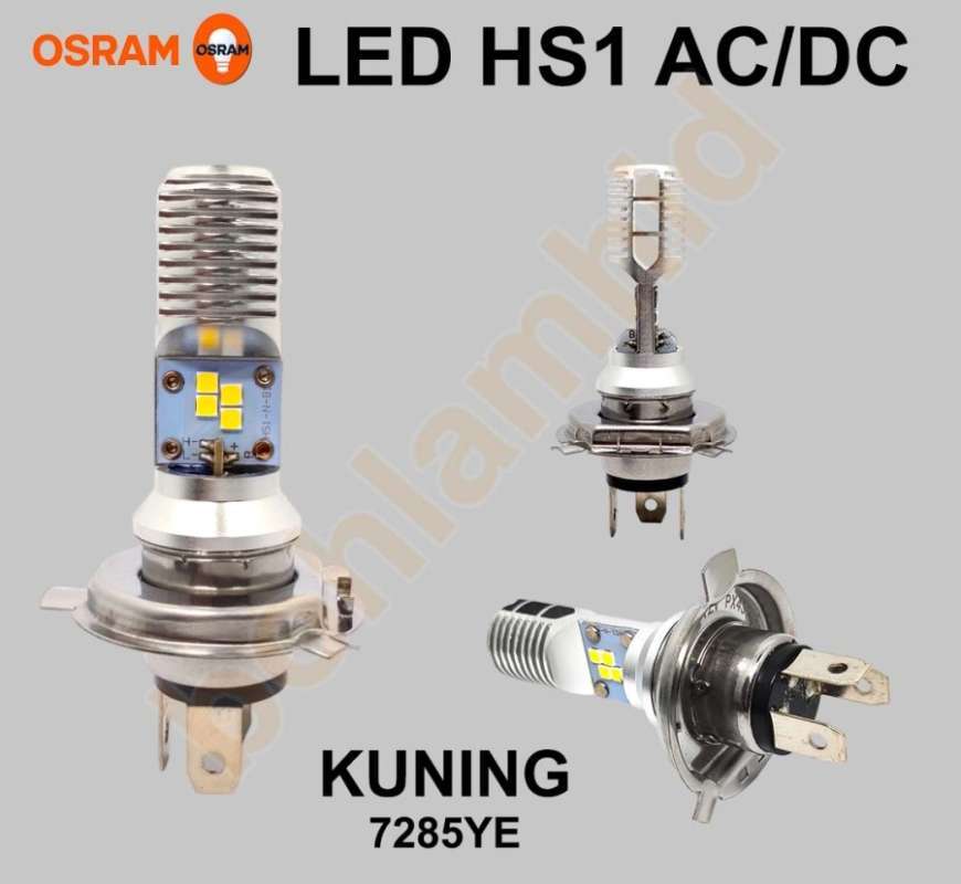 Promo Lampu Motor Led Osram Putih 6000k Hs1 H4 Hi Lo Kaki 3 Arus Ac Dan ...