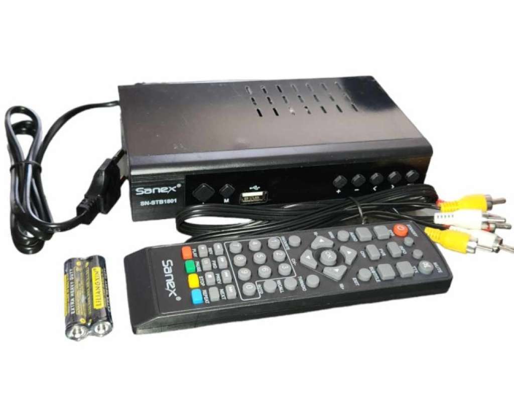 Jual Sanex Stb / Set Top Box Dvbt2 Penangkap Siaran Digital Di Seller ...