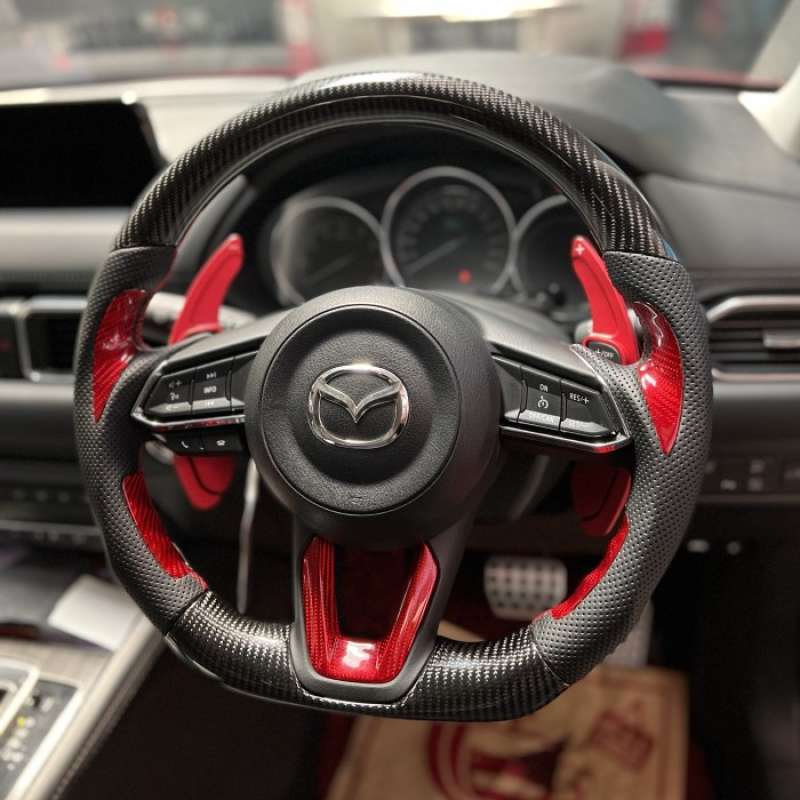 Promo Stir Karbon Red Mazda Cx3 Mazda2 Cx5 Cx8 Mazda3 2017-2022-2023 ...