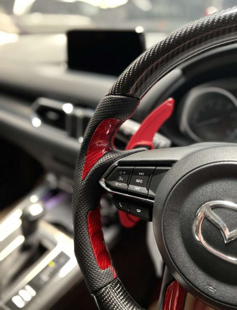 Promo Stir Karbon Red Mazda Cx3 Mazda2 Cx5 Cx8 Mazda3 2017-2022-2023 ...