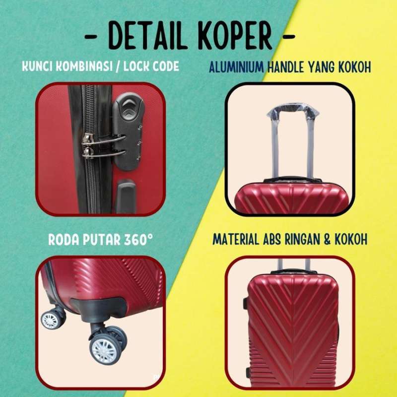 Jual Koper Fiber Polo Fans Adventure 20 Inch - Silver Di Seller ...