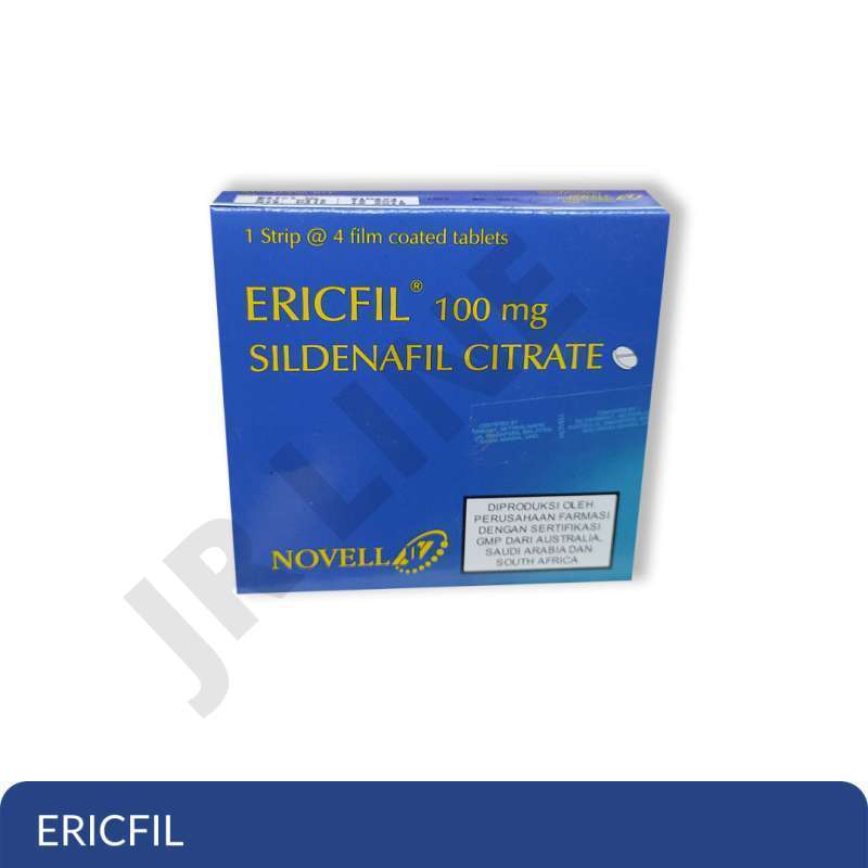 Jual Ericfil 100mg/sildenafil/box Exp 2025 Di Seller Apotik Hanifa ...