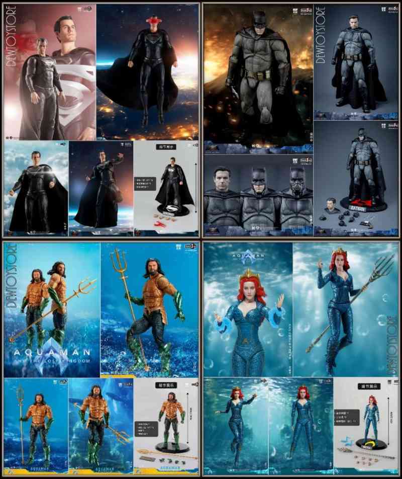 Jual Fondjoy Dc Comic Batman Bvs Synder Cut Figure Batman Superman Mera ...