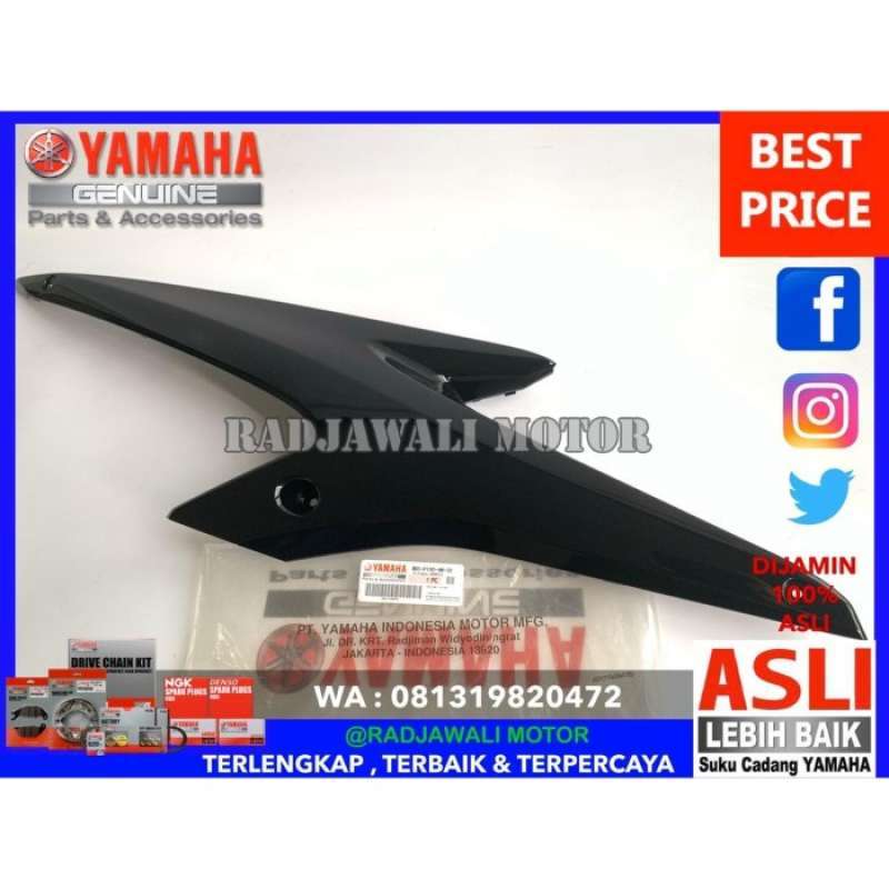 Promo Cover Side/ Delta Box Kanan Aerox 155 Hitam Asli Original Yamaha ...