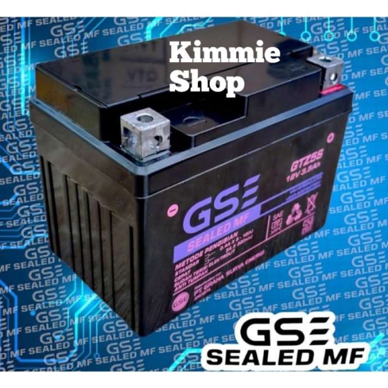 Promo Aki Motor Karbu Injeksi Pop Gs E Gtz5s Accu Kering Mf Diskon 27% ...