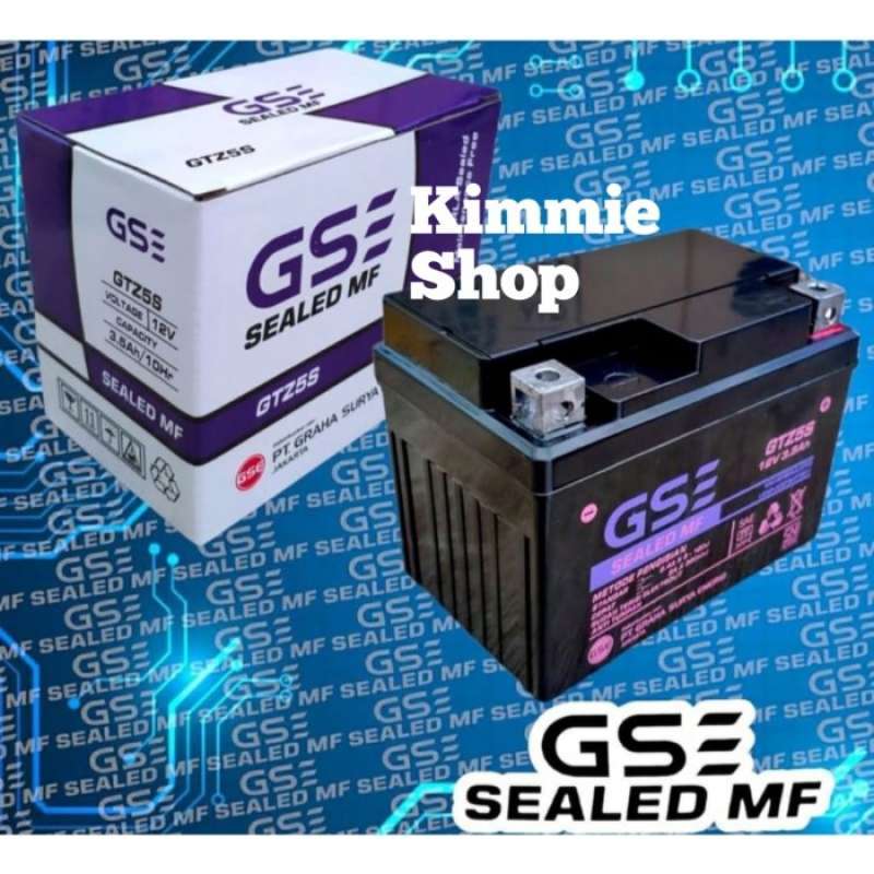 Promo Aki Motor Karbu Injeksi Pop Gs E Gtz5s Accu Kering Mf Diskon 27% ...