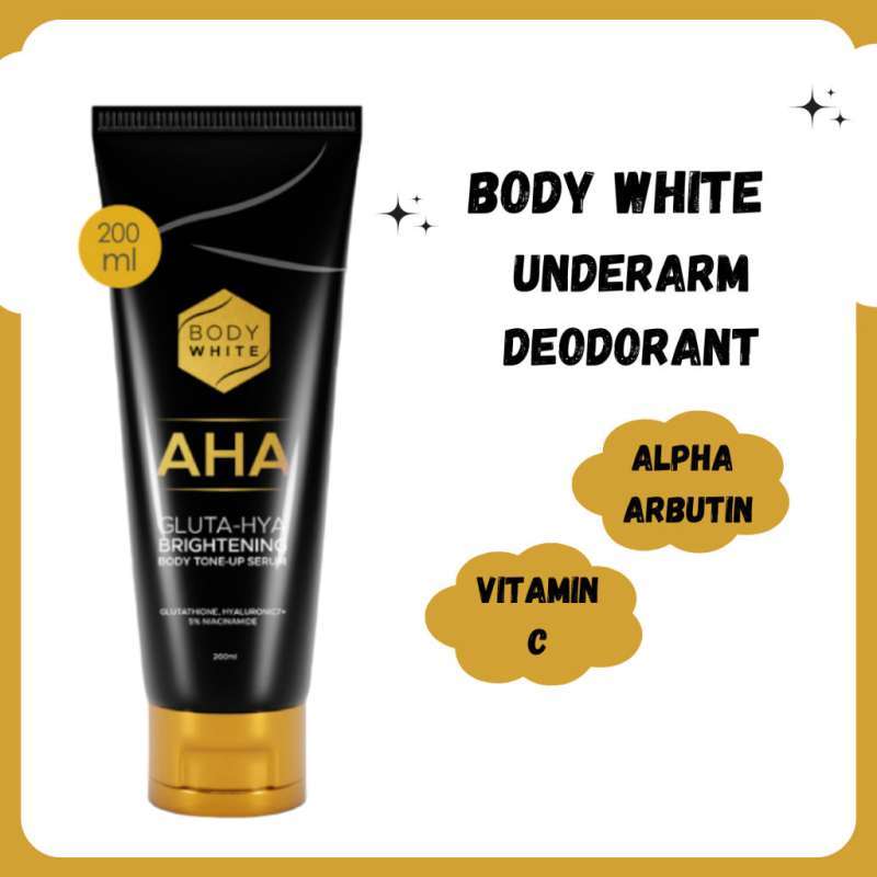 Jual Body White Aha Underarm Deodorant Bright Cream 50ml Di Seller ...