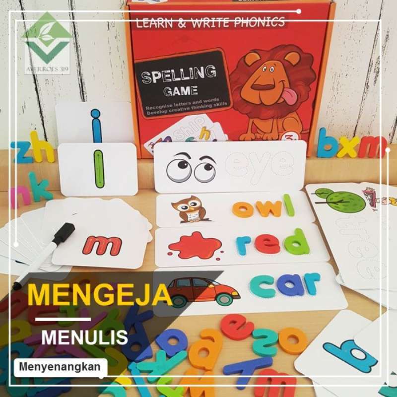 Promo Spelling Game New Version Belajar Mengeja Kata Dan Menulis Wipe ...