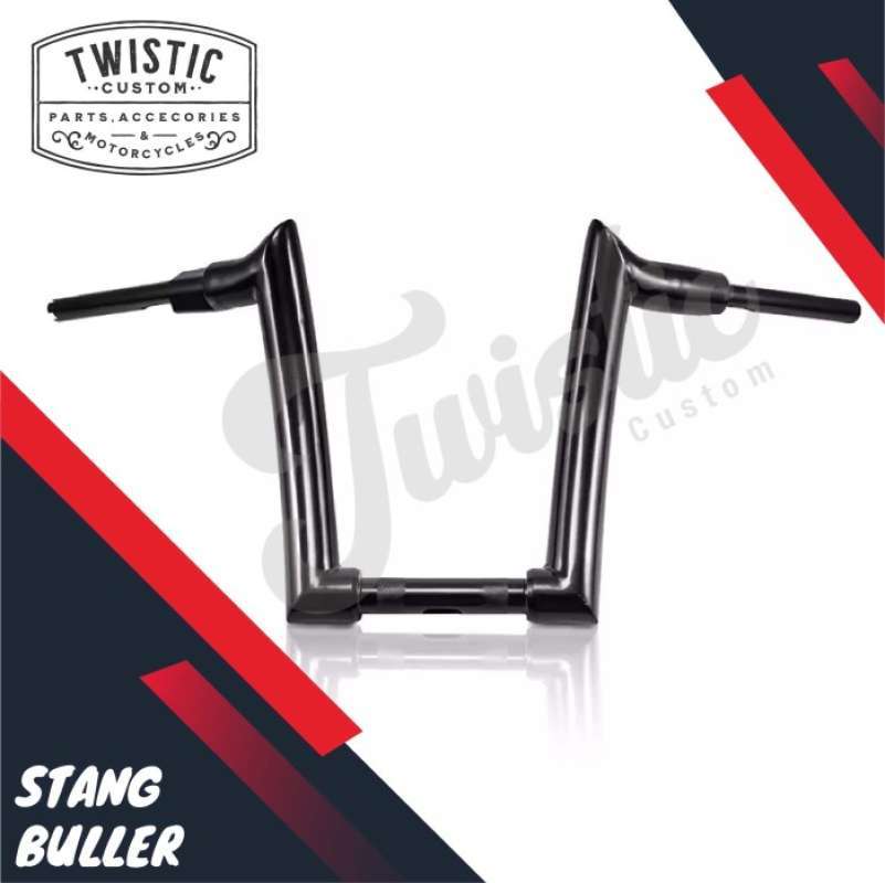Promo Stang Ape Hanger Buller Motor Harley Dyna Softail Fat Boy Bob ...