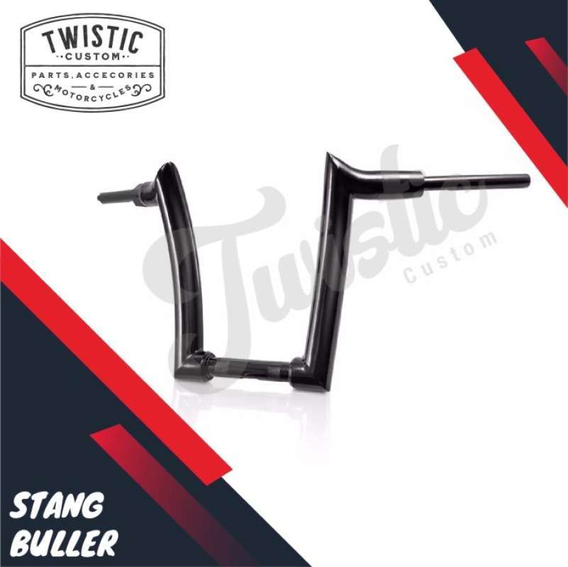 Promo Stang Ape Hanger Buller Motor Harley Dyna Softail Fat Boy Bob ...