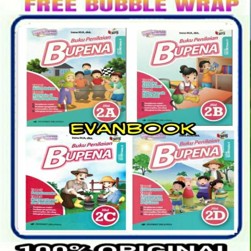 Promo Paket Lengkap Buku Bupena Kelas 2 Jilid 2a,2b,2c & 2d K13 Rev ...