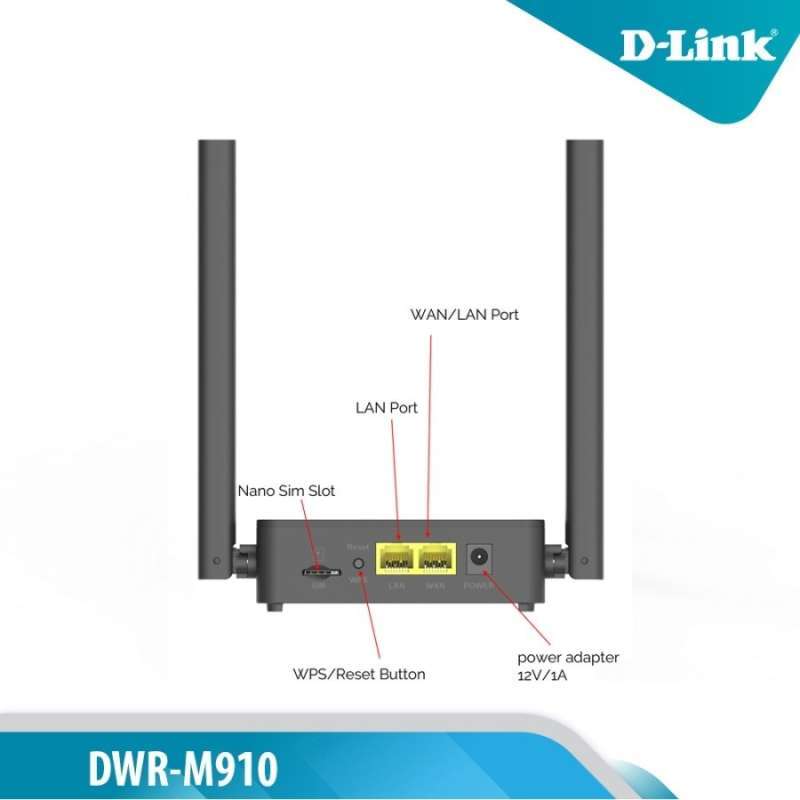 Promo D-link Dwr-m910 Wireless N300 4g Lte Router Diskon 12% Di Seller ...