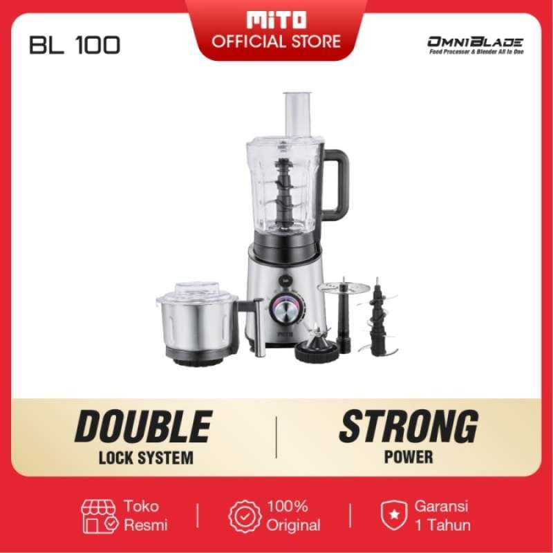 Promo Blender Mito Bl 100 Omni Blade Food Processor Mitochiba Chopper Bl-100 Diskon 23% Di ...