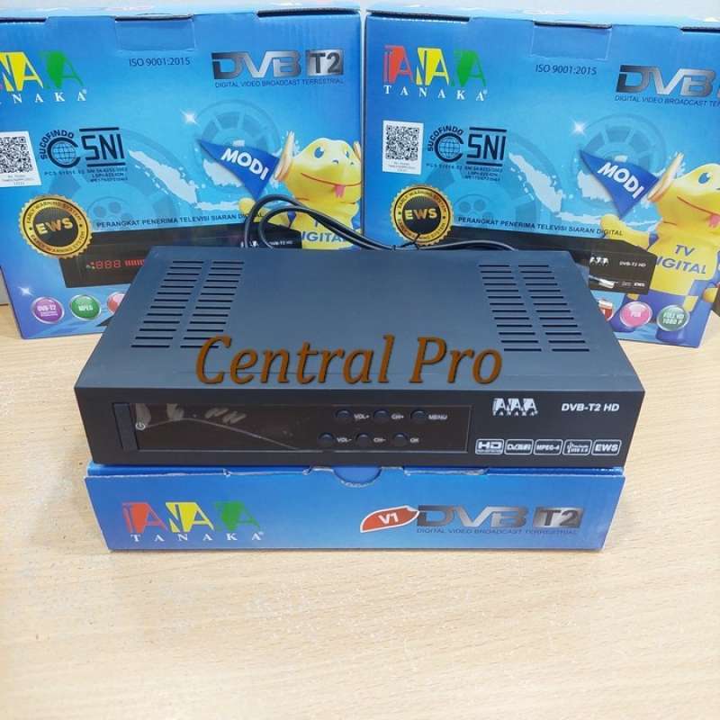 Jual New Stb Tv Digital Dvb T2 Set Top Box Merek Tanaka Type T2 Stb ...