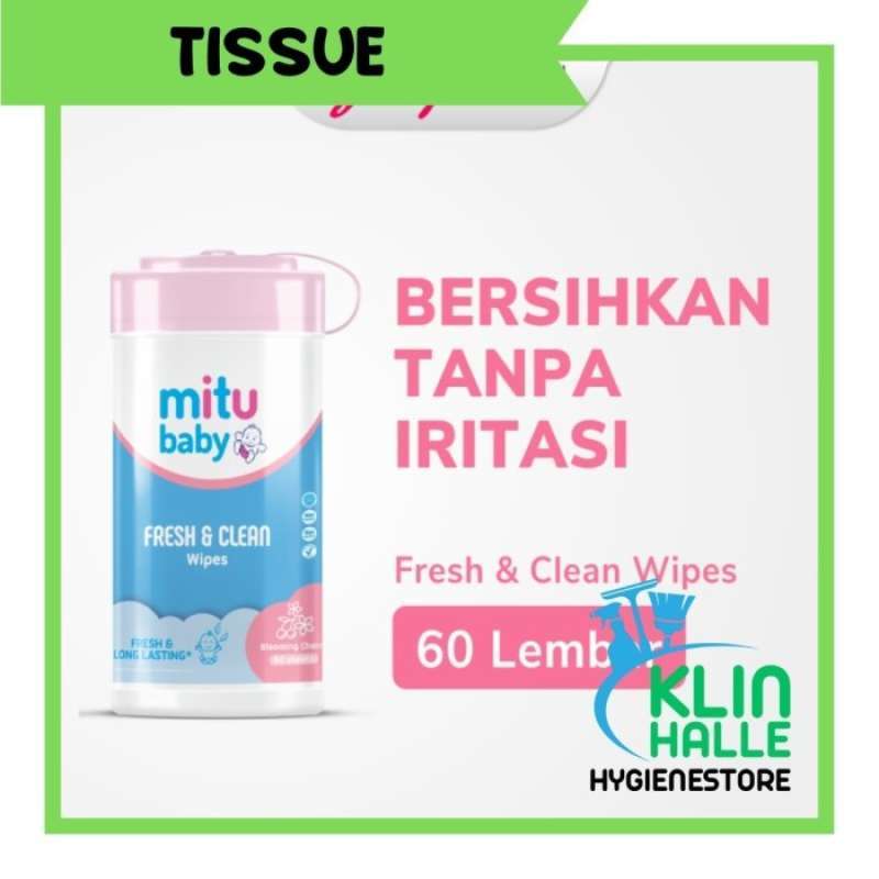 Jual Mitu Baby Tisu Basah Bayi Fresh & Clean Botol 60's Di Seller ...