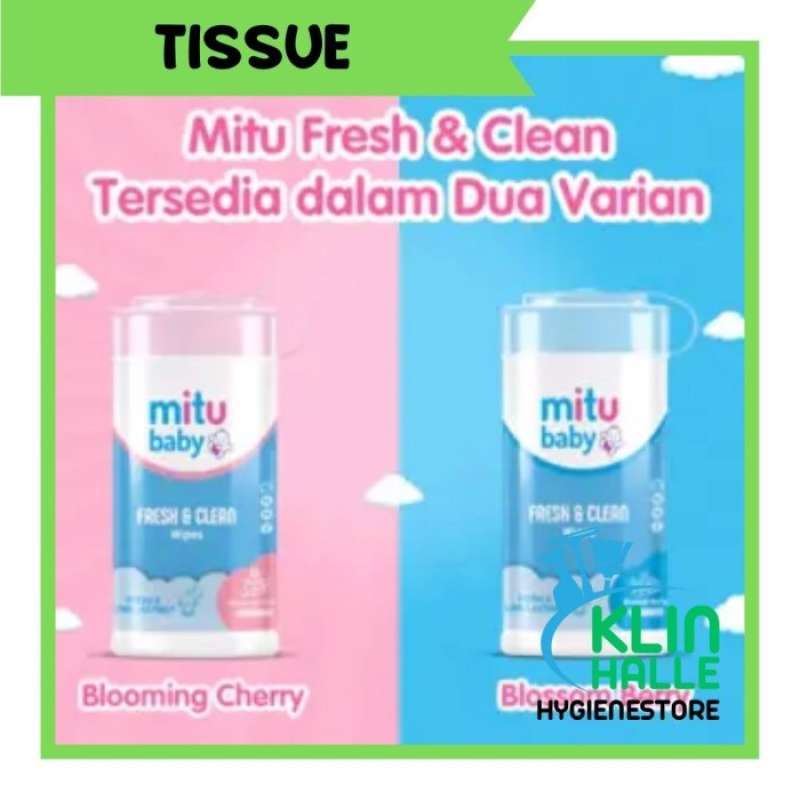 Jual Mitu Baby Tisu Basah Bayi Fresh & Clean Botol 60's Di Seller ...